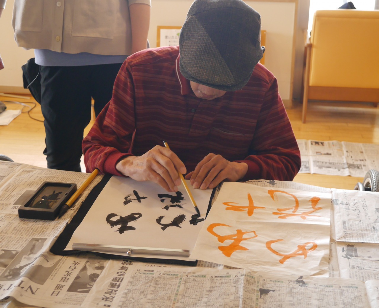 習字☆かがやきフロア☆ - コラム - 施設ブログ - 社会福祉法人慶成会（浜松市・介護施設運営）